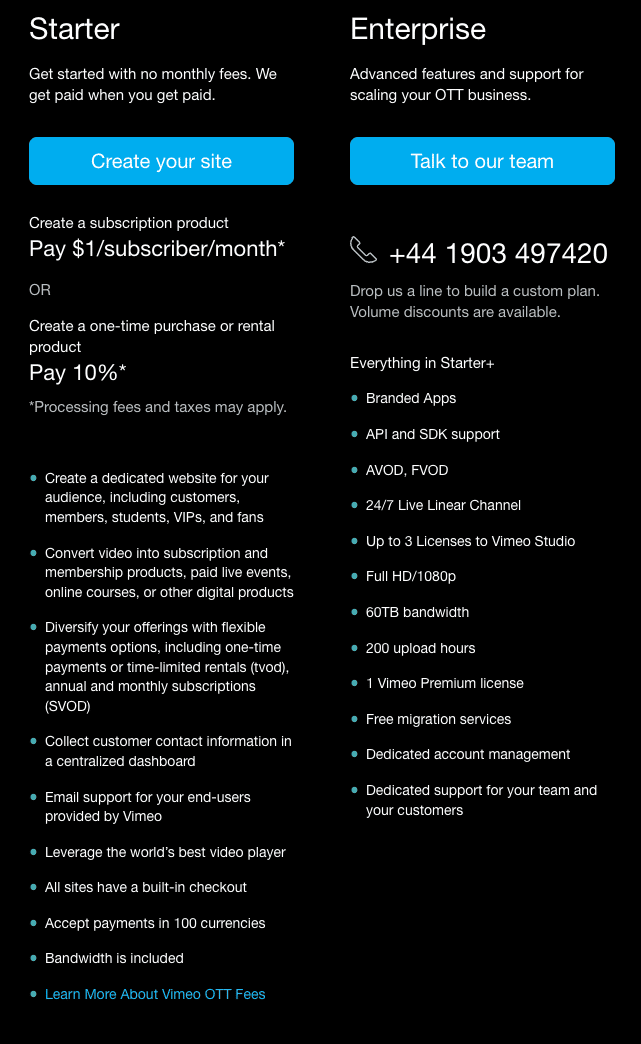 Vimeo OTT Review in 2023: Pros & Cons, Pricing and Features